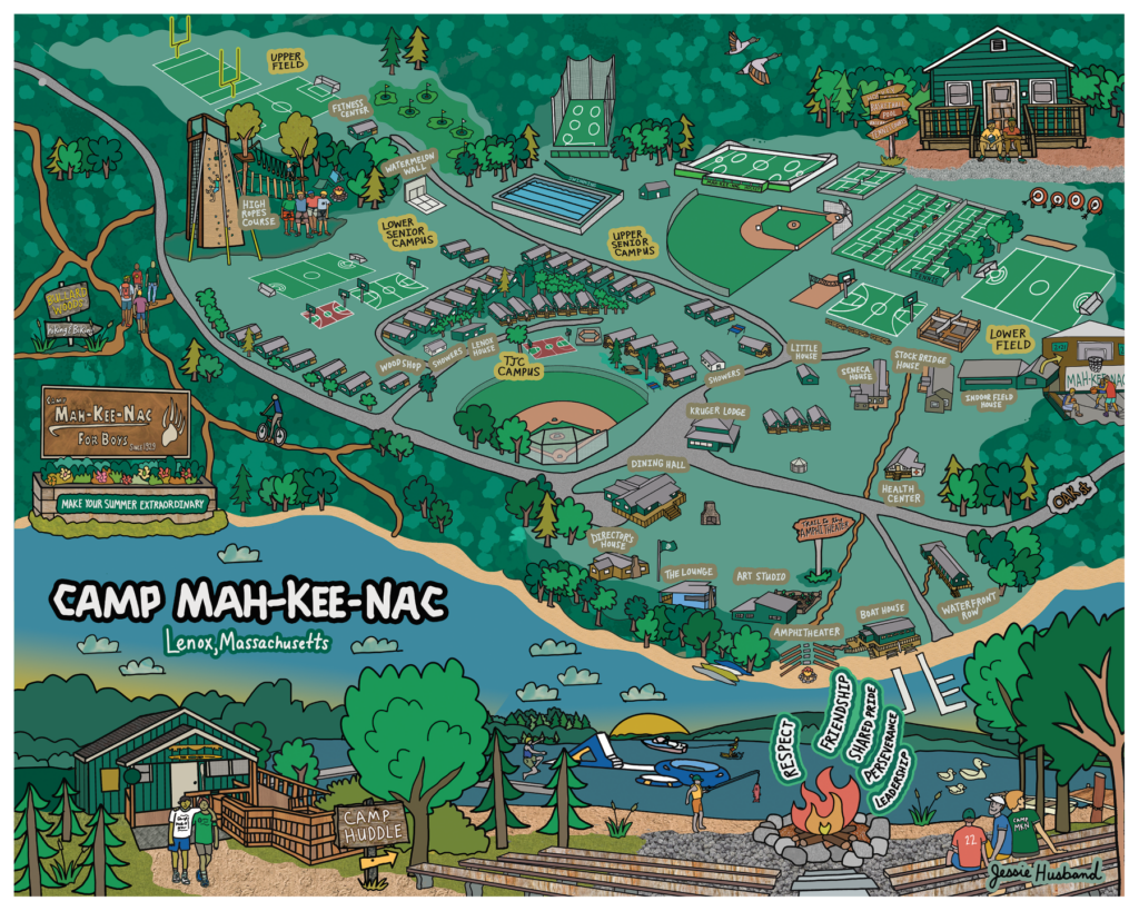 Camp Mah-Kee-Nac Virtual Map - Camp Mah-Kee-Nac